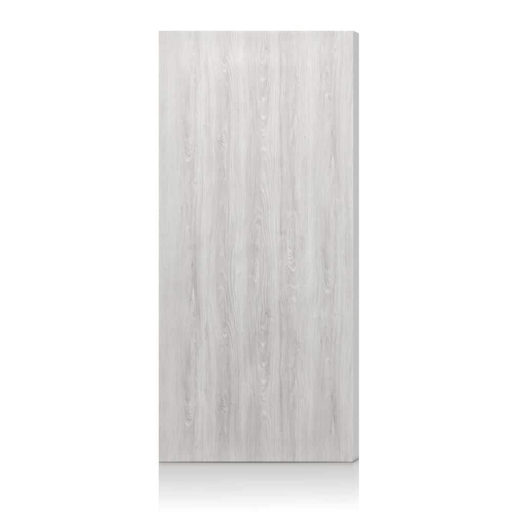 CALHOME 40 in. x 82 in. White Texture Flush Hollow Core Composite ...