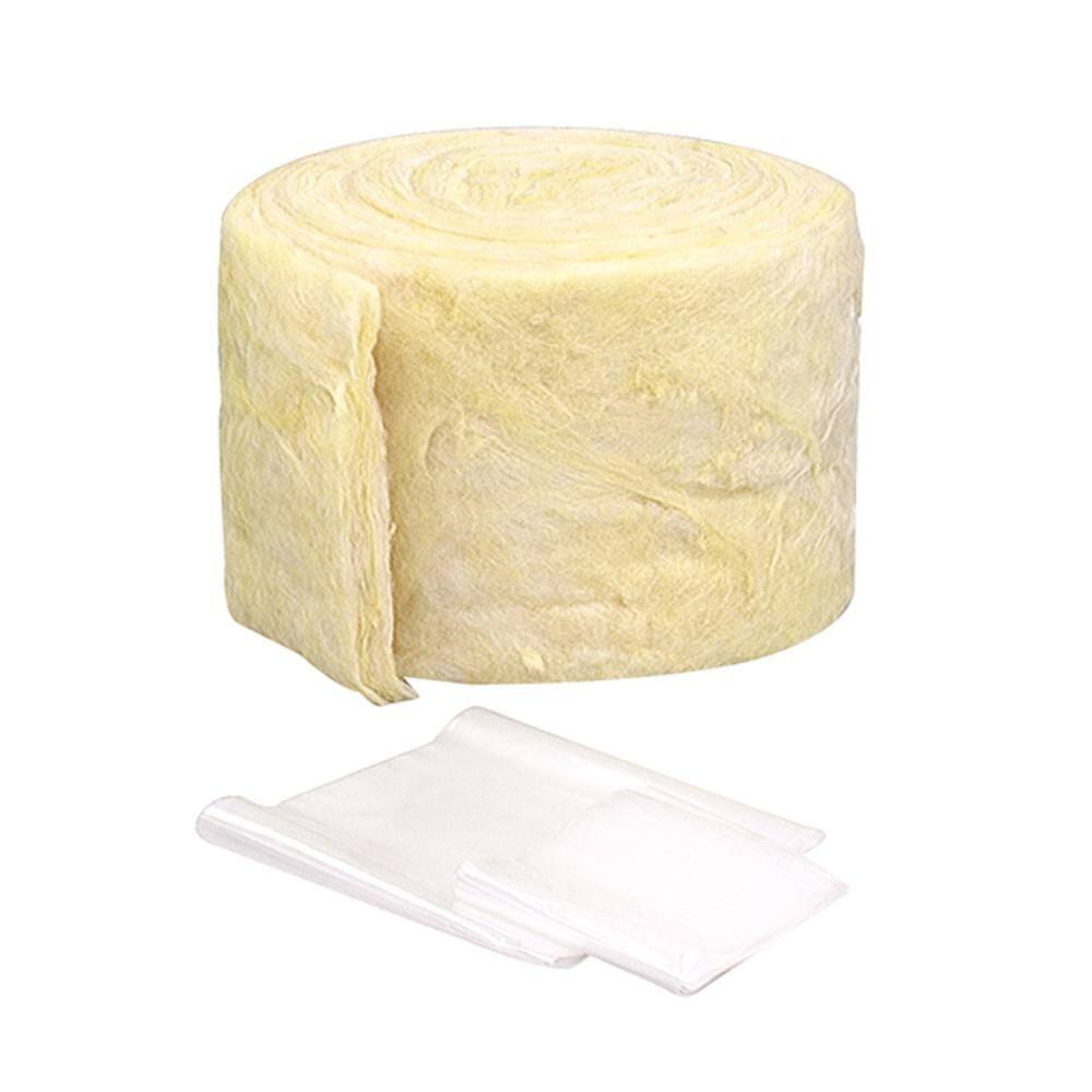 M-D Building Products 6 in. x 25 ft. Yellow Fiberglass Pipe Wrap ...