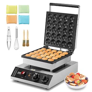 VEVOR 50-Pieces 43mm Diameter Mini Dutch Pancake Maker 1700 W ...