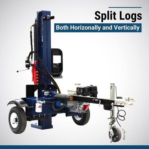 Iron & Oak Log Splitter : 30-Ton : GX270 BHVH3018GX - The Home Depot