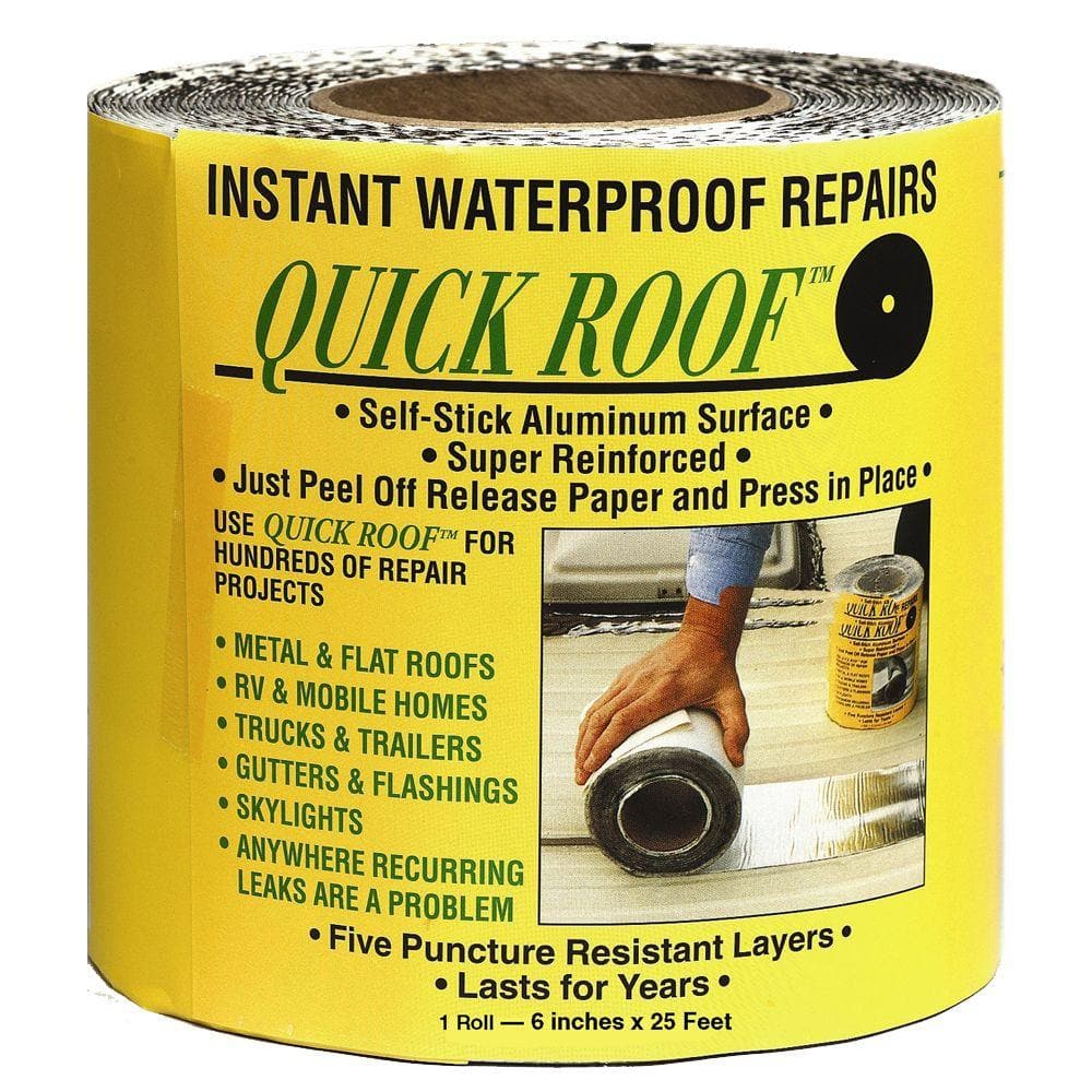 Quick Roof Instant Waterproof Repair and Re-Roofing Material QR625 ...