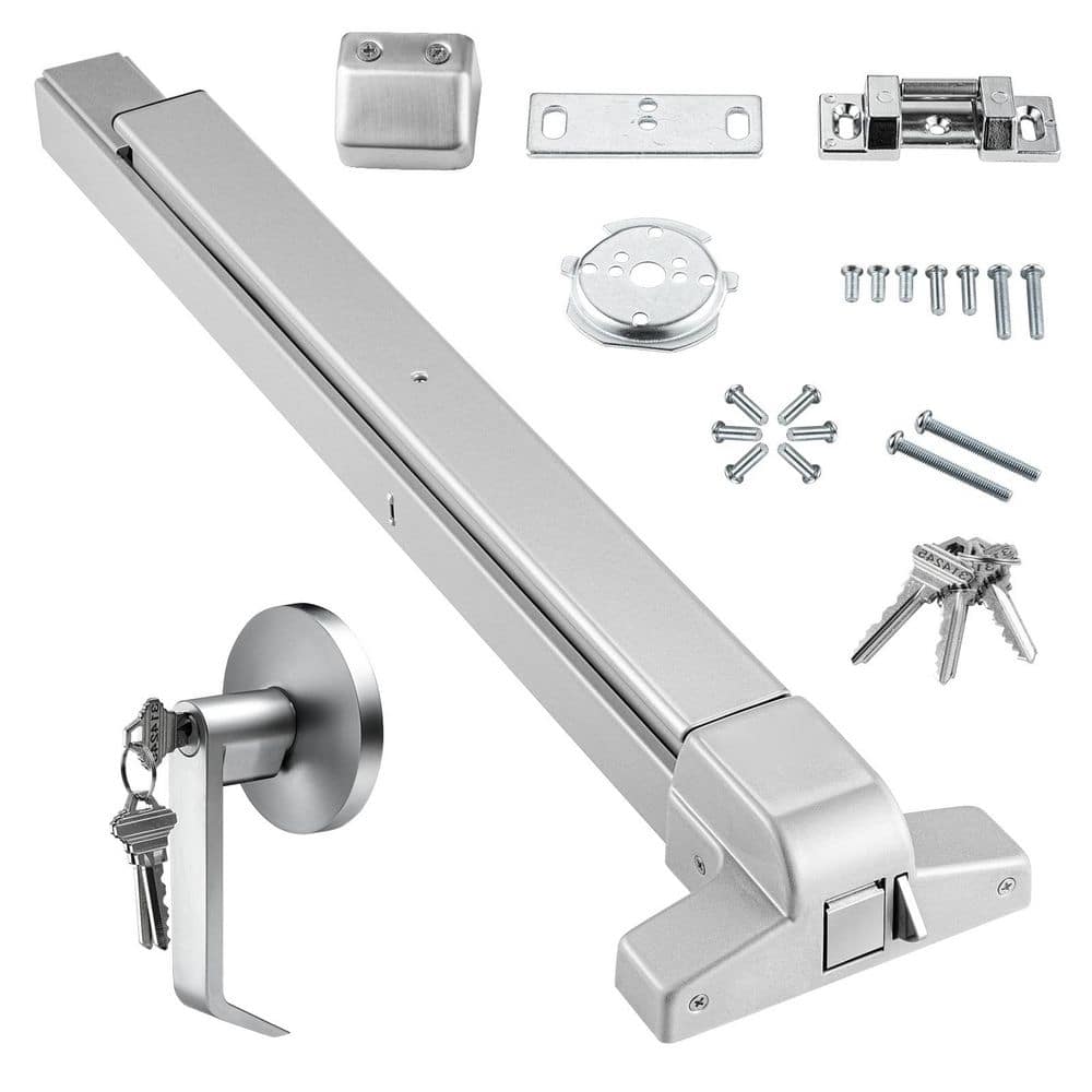 SKYSHALO Push Bar Door Locks, Push Bar Panic Exit Device Door Hardware ...