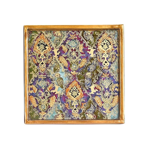 Badash Crystal 4 in. 4-Piece Square Cabra Coaster Set RC4-CA - The Home ...