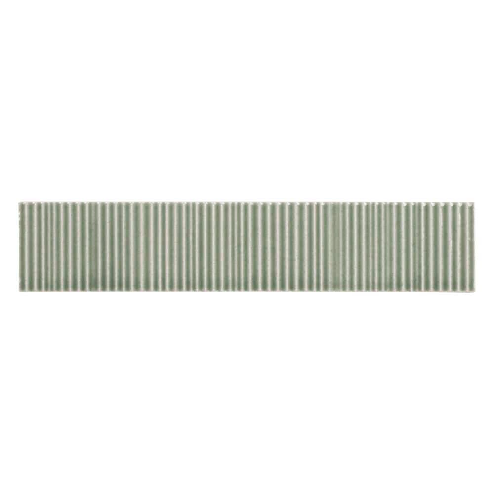 ANDOVA Meridian Continent 2 in. x 10 in. Textured Ceramic Subway Wall ...