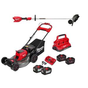 Milwaukee M18 FUEL Brushless Cordless 21 in. Walk Behind Dual Battery ...