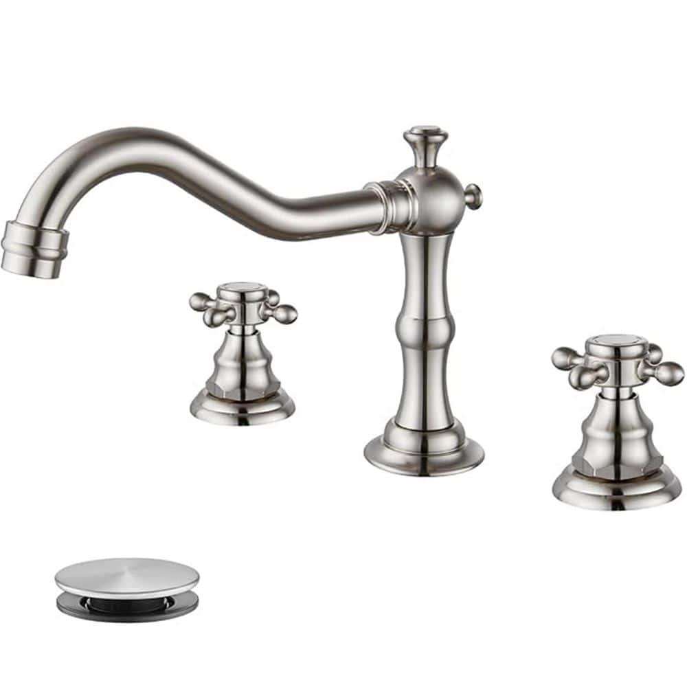 BYH build your home Farmhouse 8 in. Widespread Double Handle Bathroom ...