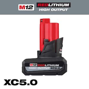 Milwaukee M12 12-Volt Lithium-Ion XC Extended Capacity 3.0 Ah Battery Pack (4-Pack) 48-11-2412 ...