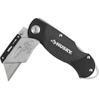 Husky Sure-Grip Folding Lock-Back Utility Knife Set (2-Piece) 99770
