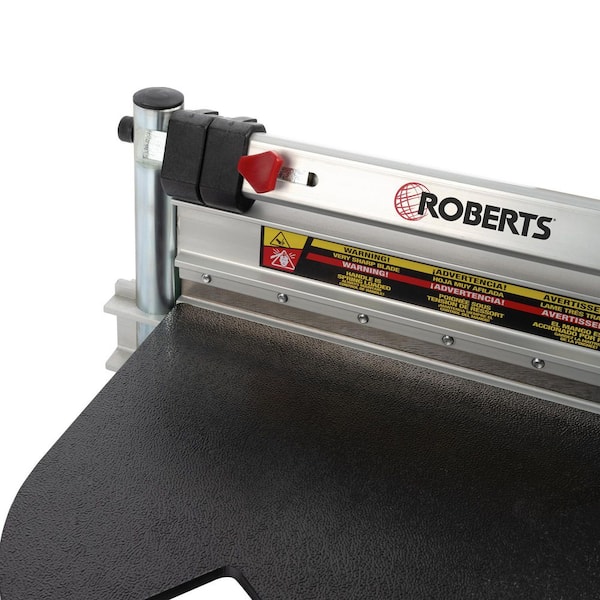 ROBERTS 13 in. Multi-Floor Cutter with 0 to 45 Degree Miter Guide and ...