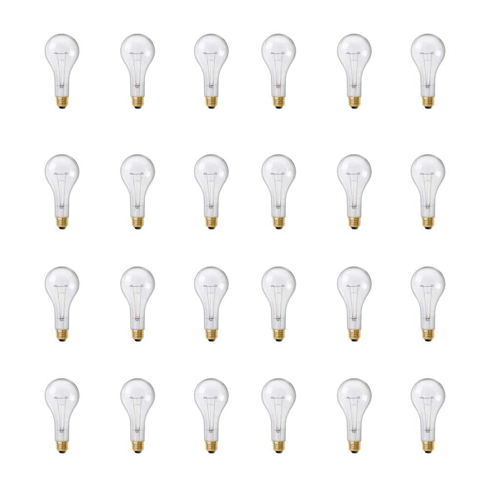 Feit Electric 300-Watt High Lumen Clear PS25 Medium E26 Soft White ...