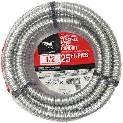Halex 1/2 in. Flexible Metal Conduit (FMC) Squeeze Connector (3-Pack) 20421