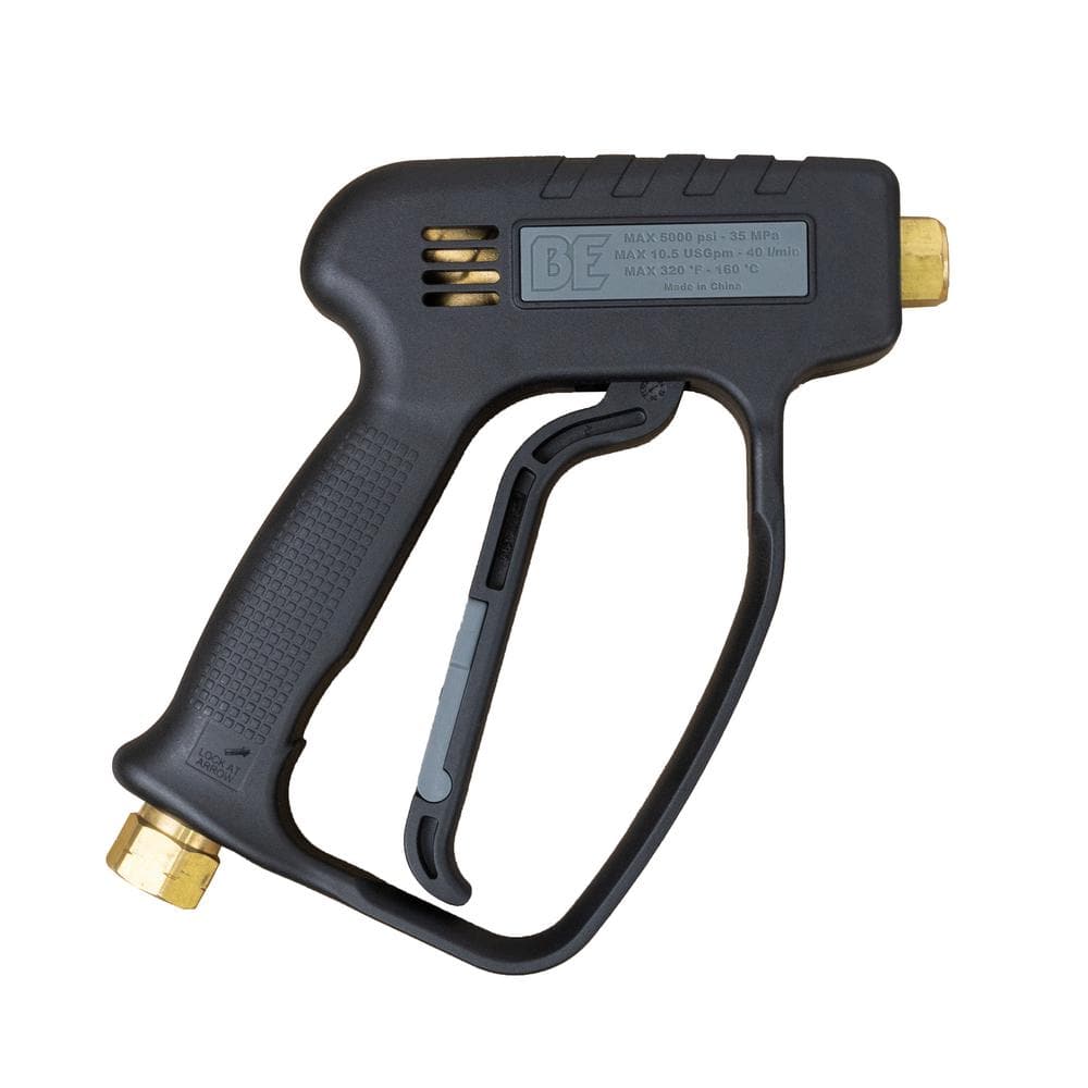 BE POWER EQUIPMENT High Temperature Pressure Washer Gun for Hot & Cold ...