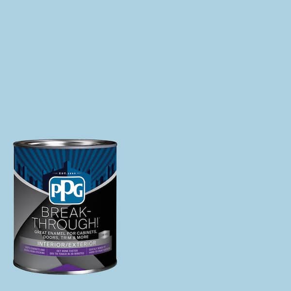 Reviews for Break-Through! 1 qt. PPG1238-3 Flemish Blue Satin Door ...