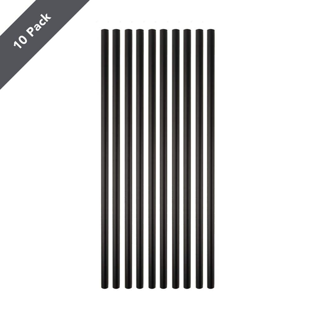 Deckorators 36 in. x .75 in. Textured Black Aluminum Round Classic ...