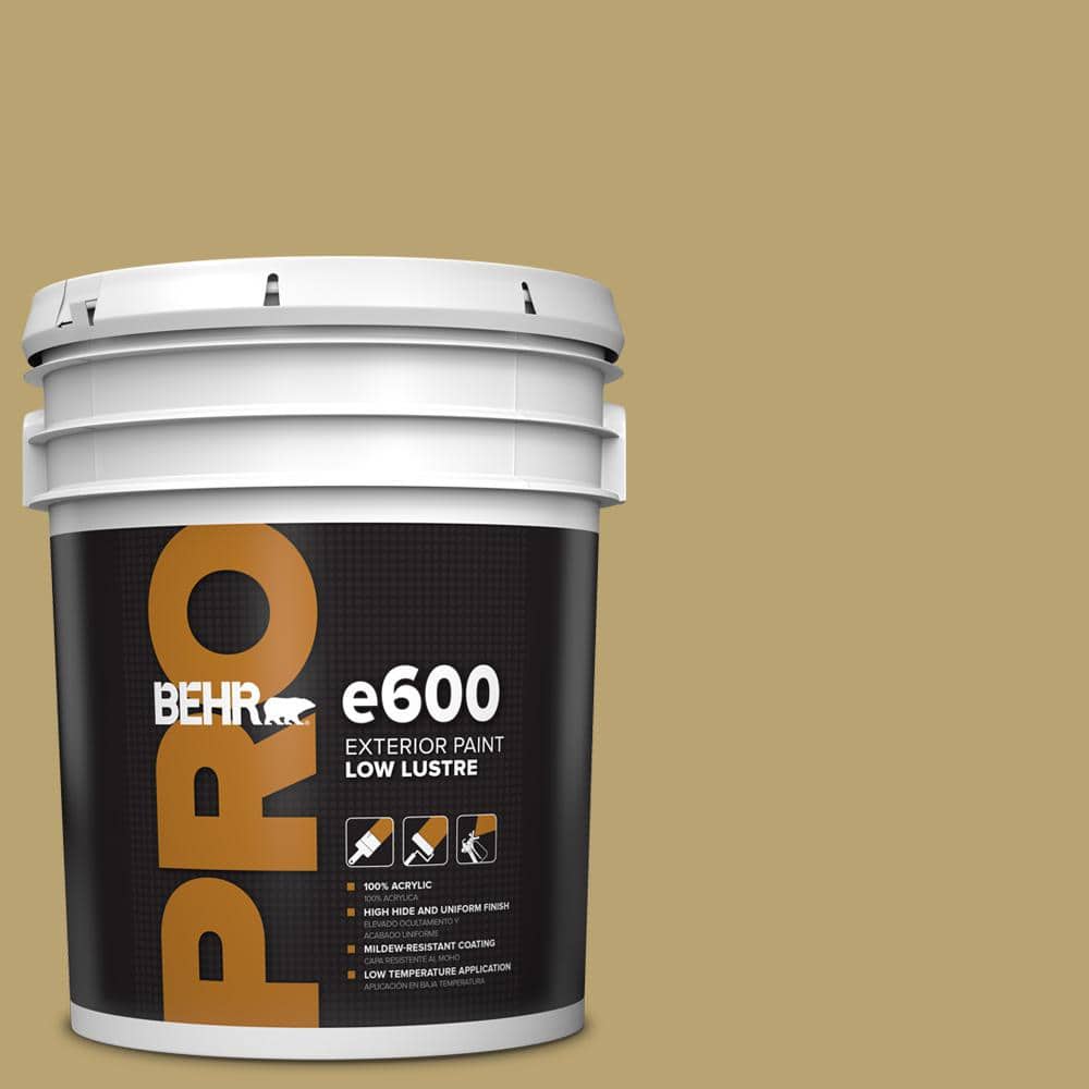 BEHR PRO 5 gal. #HDC-AC-16 Cumin Low Luster Exterior Paint PR62305 ...