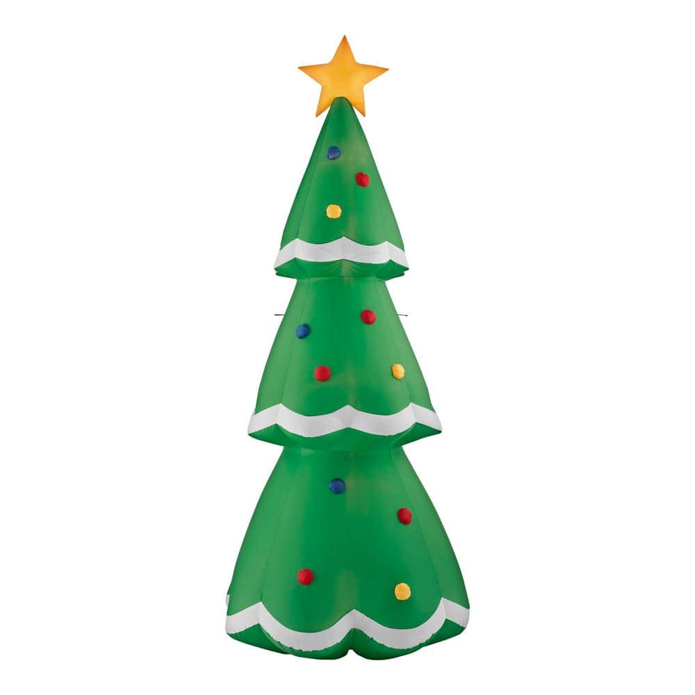 Gemmy 11 ft. Airblown Christmas Tree Inflatable 21GM12648 - The Home Depot