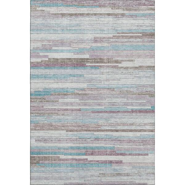 Addison Rugs Mayfield Premium Machine Washable Abstract AMF2000 Teal 9 ...