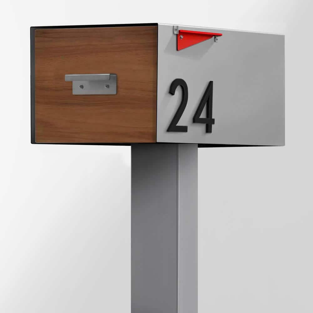 POST & PORCH Large Malone Malone Post Mounted Mailbox with Sublimated ...