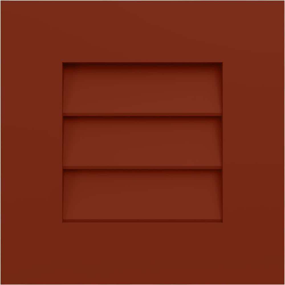 Ekena Millwork 12 in. W x 12 in. H EnduraCore Composite Louver Shutters ...