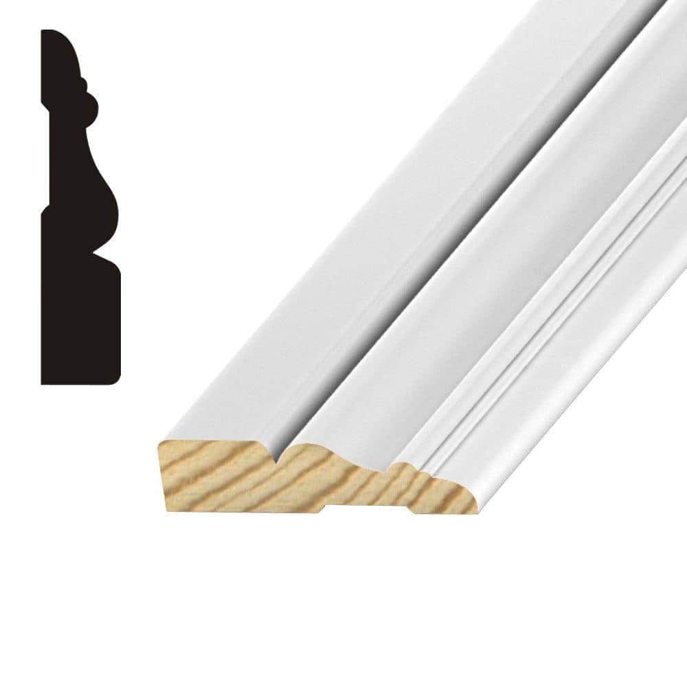 Builders Choice OP 404 5/8 in. x 3 in. Primed Finger-jointed Pine ...