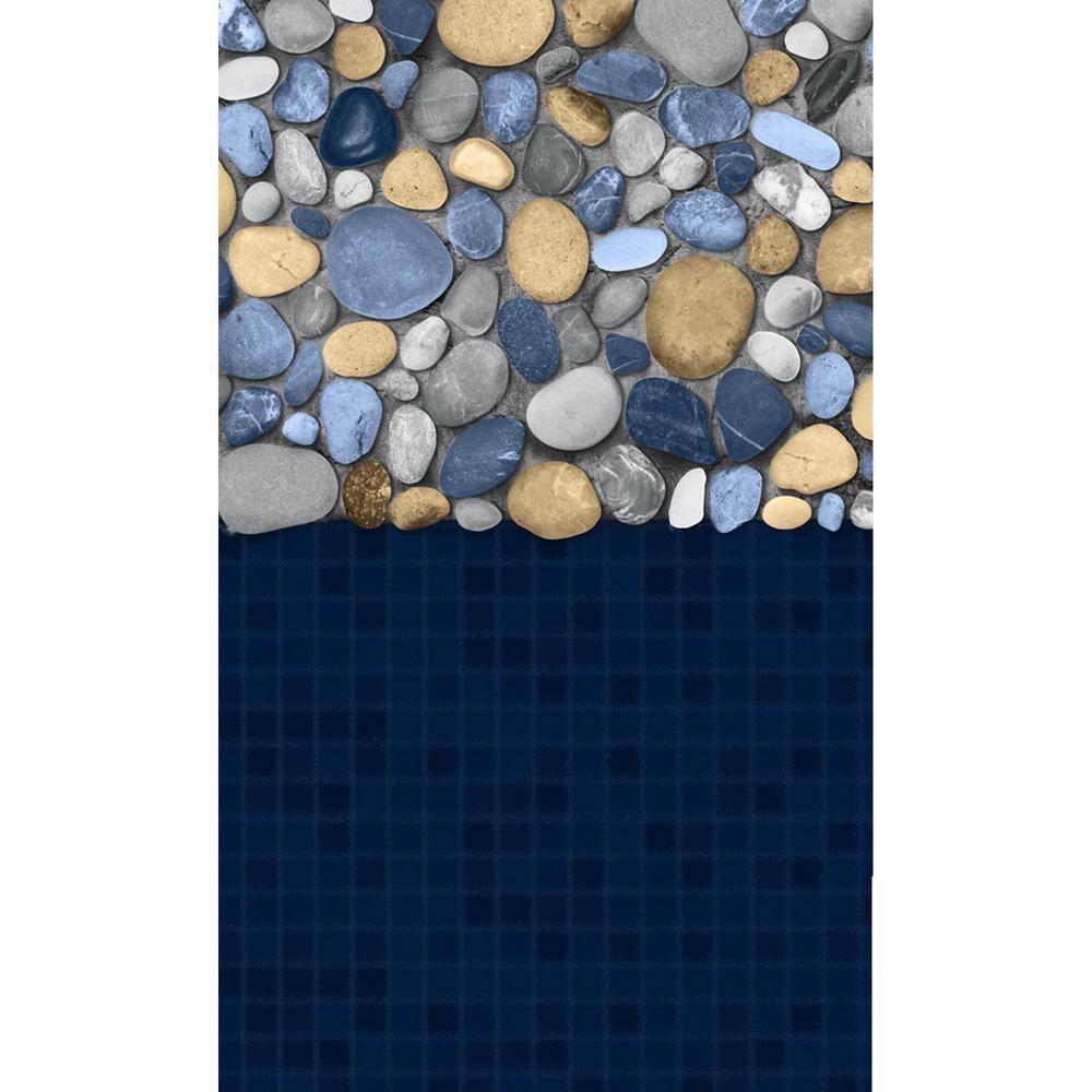 Blue Wave Canyon 21 ft. x 41 ft. Oval 48/54 in. Heavy-Gauge Overlap ...