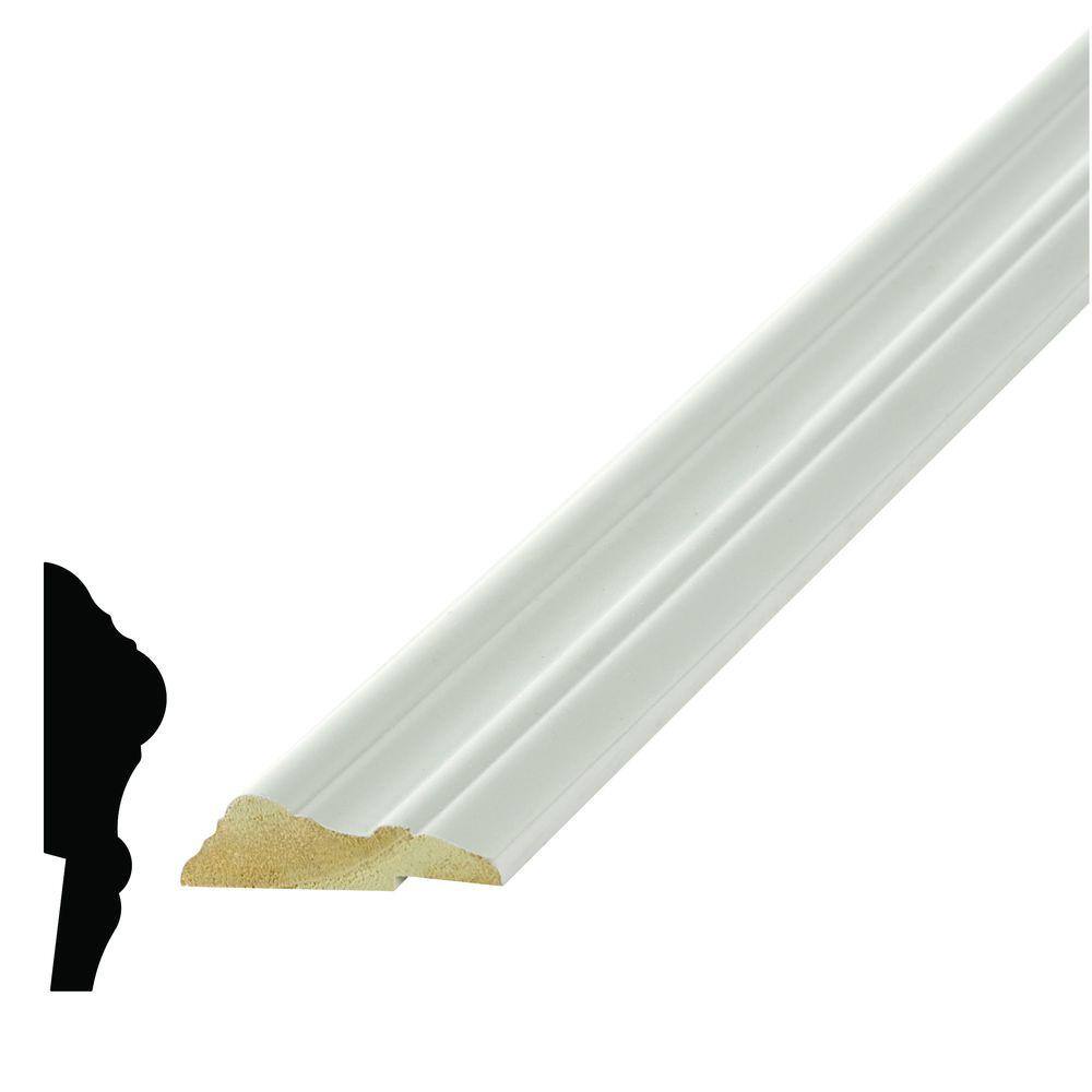 Alexandria Moulding WM 391 11/16 in. x 2-1/4 in. Pine Primed Finger ...