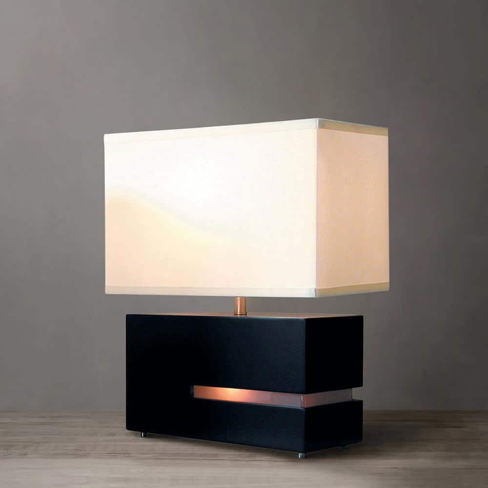 NOVA of California 19 in. Zen Reclining Table Lamp 0284DC - The Home Depot