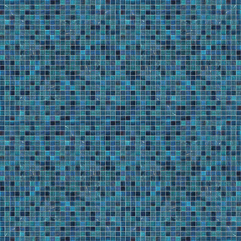 Ivy Hill Tile Speckle Tropical Blue 11.73 in. x 11.73 in. Polished ...