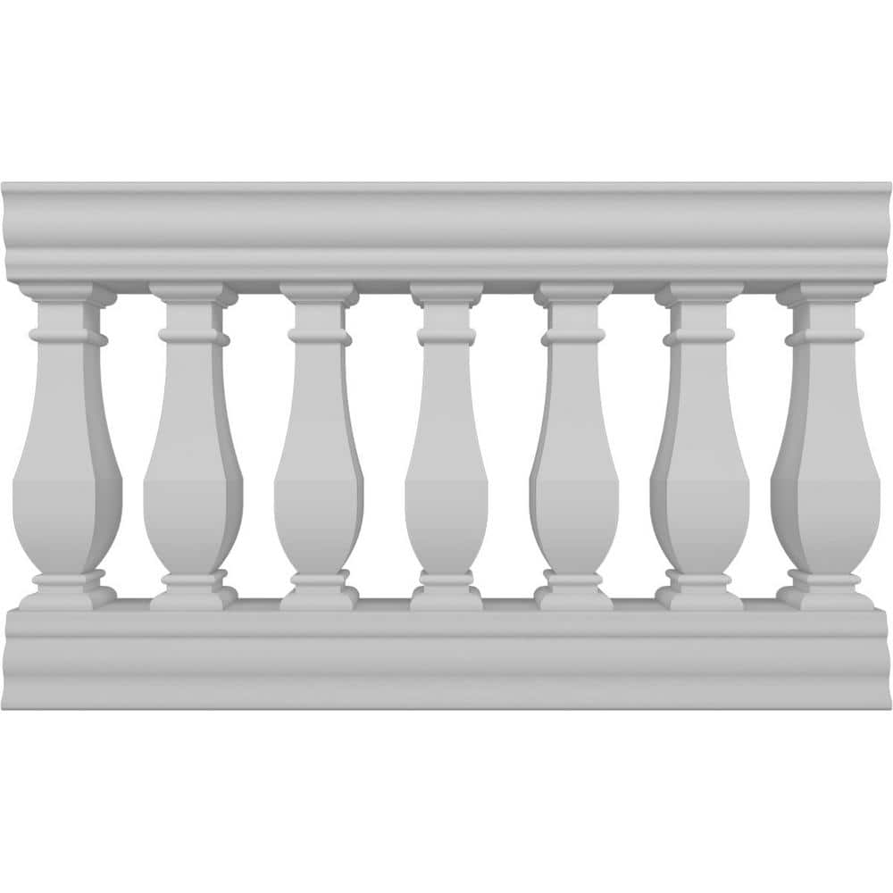 Ekena Millwork Fiberthane Arcadian Balustrade 48 in. L x 32 in. H ...