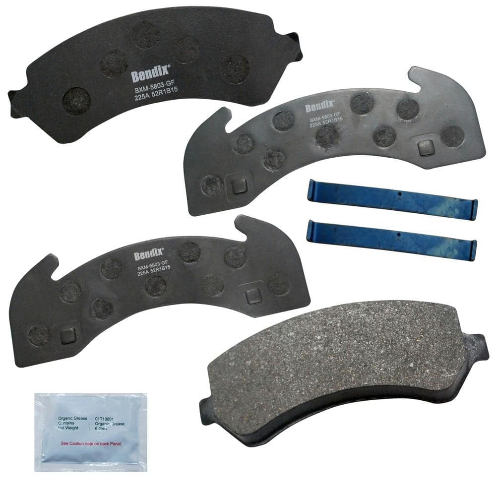 Bendix Fleet Metlok Disc Brake Pad Set MKD225AFM - The Home Depot