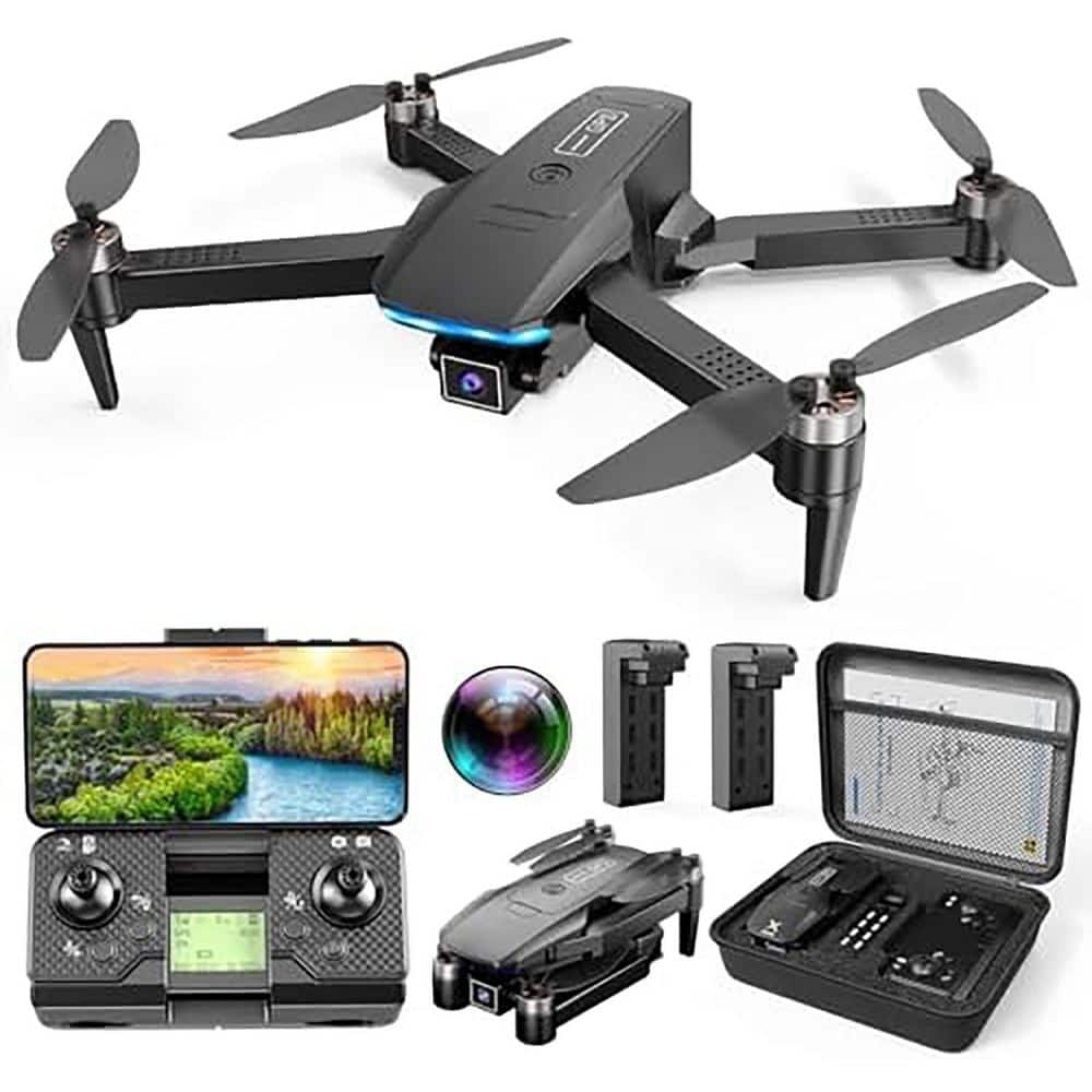 Ahfiwaso GPS Drone with 4K Camera Brushless Motor FPV Quadcopter Auto ...