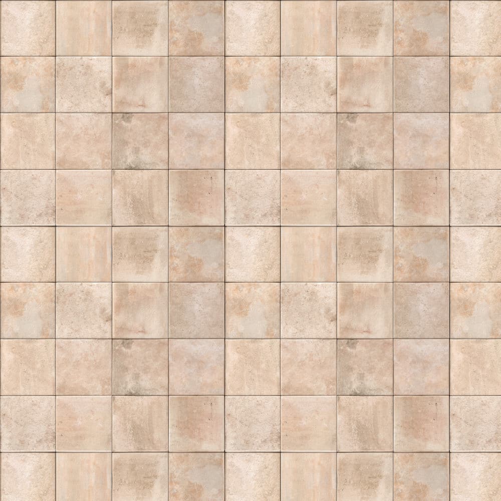 Jeffrey Court Plaza Sand Cream 6 in. x 6 in. Matte Porcelain Stone Look ...