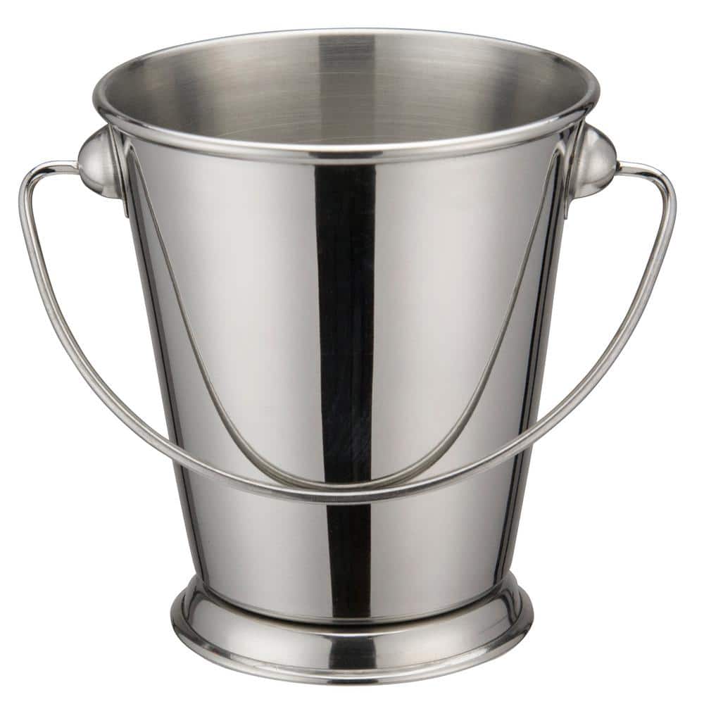 Winco 28 oz. Stainless Steel Mini Pail Condiment Server DDSA-107S - The ...
