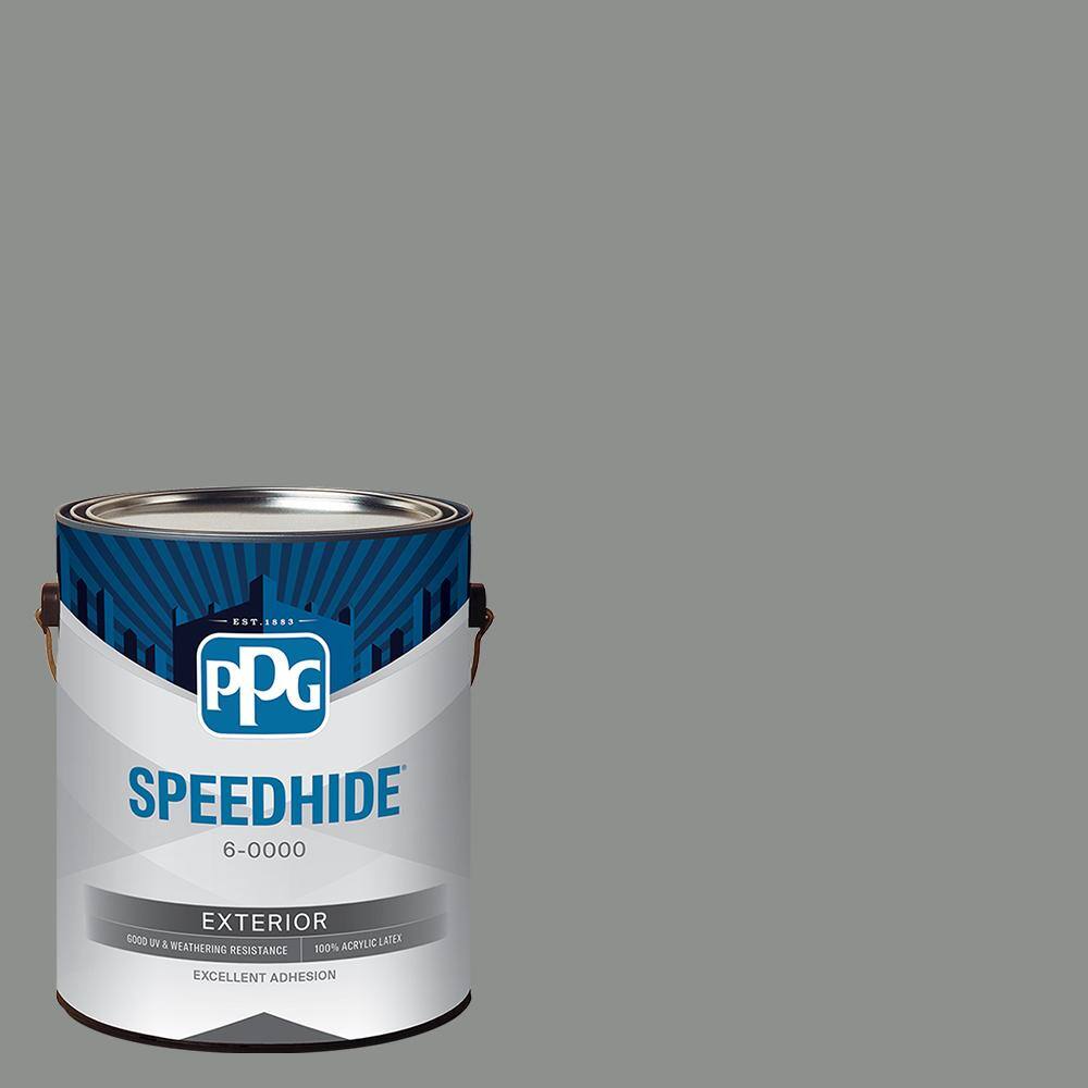 SPEEDHIDE 1 gal. PPG1009-5 Phoenix Fossil Semi-Gloss Exterior Paint ...
