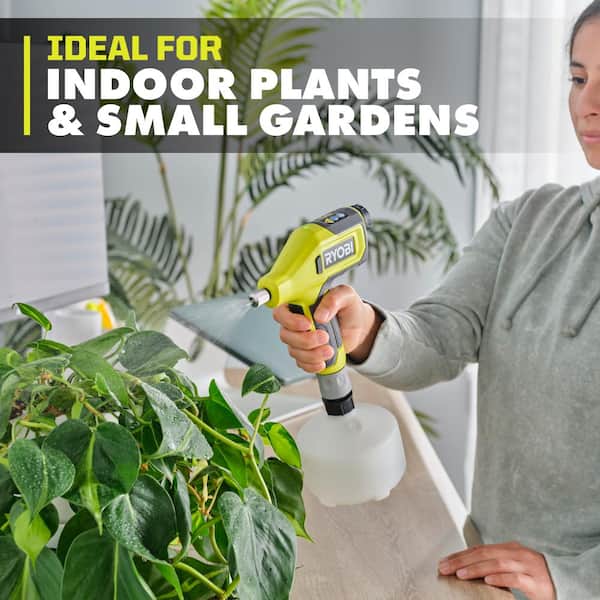 RYOBI USB Lithium Cordless Compact Sprayer with 2.0 Ah Battery and ...