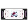 FANMATS Colorado Avalanche 3 ft. x 6 ft. Rink Rug Runner Rug 10620 ...