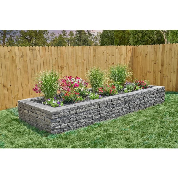 Pavestone Ladera 3 in. H x 16 in. W x 8 in. D Granite Concrete ...