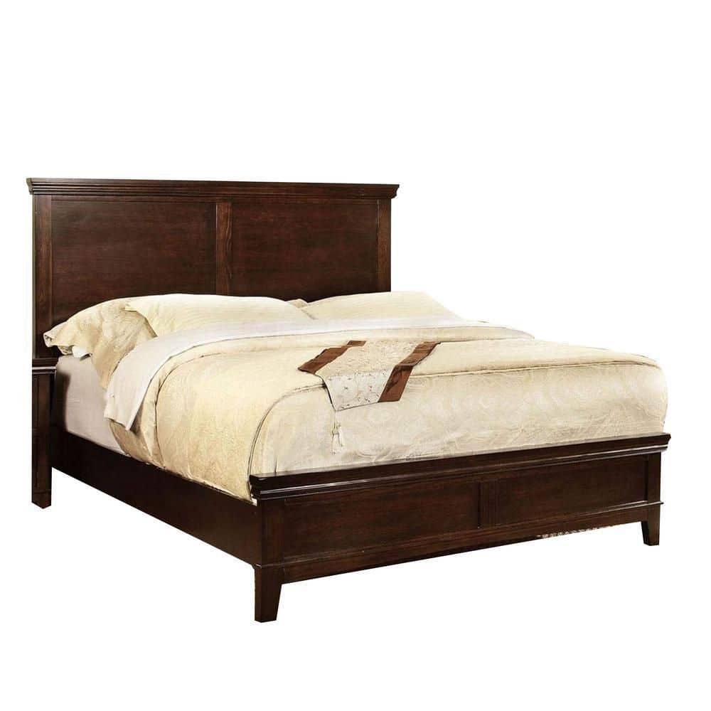 Samantha Brown Wood Frame Full Platform Bed AD1448CH-F-BED - The Home Depot
