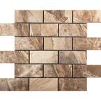 EMSER TILE Flat Venetian Medici 12 in. x 12 in. x 9.65 mm Pebble Blend ...