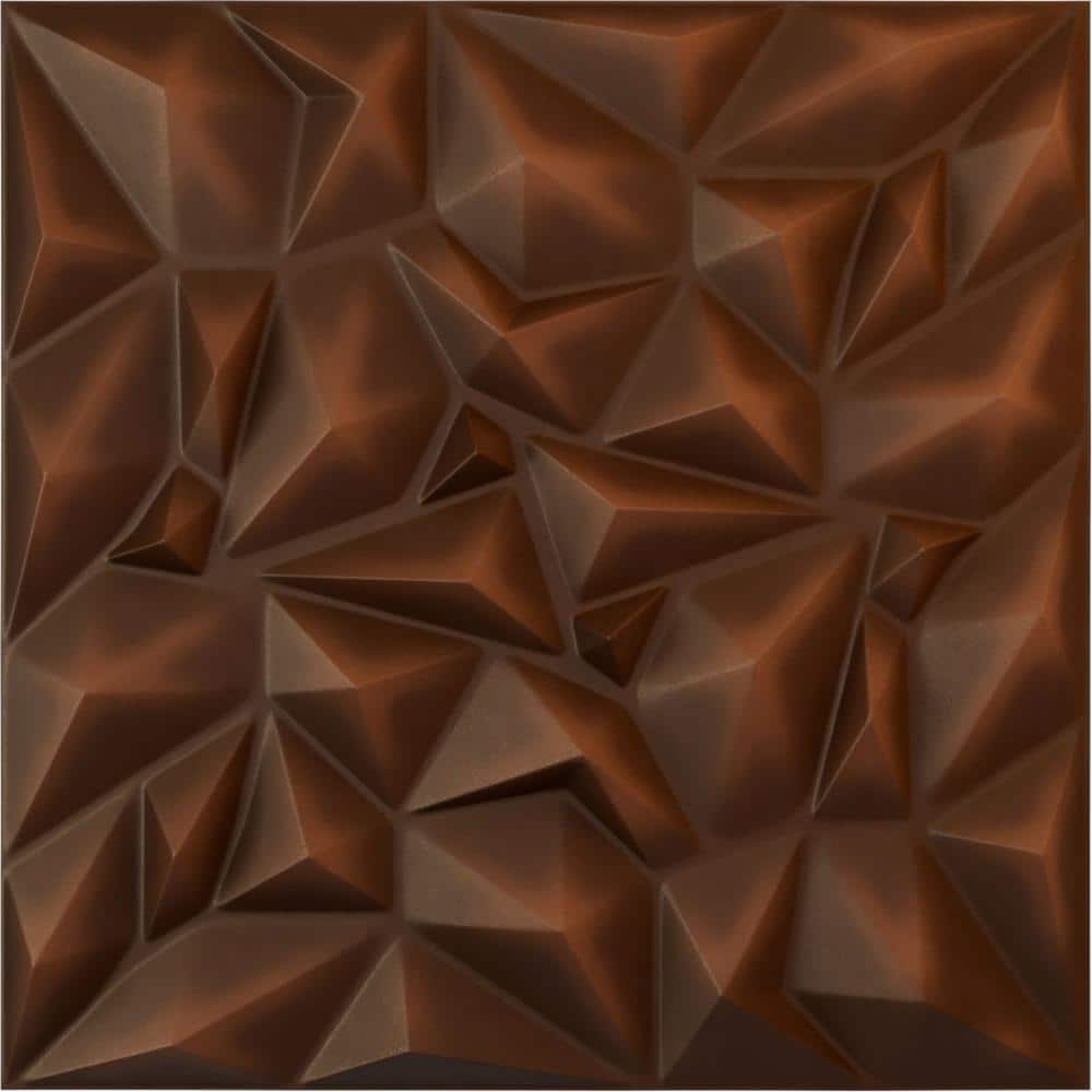 Ekena Millwork 19 5/8 in. x 19 5/8 in. Leto EnduraWall Decorative 3D ...