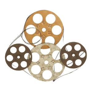 Litton Lane 25 in. x 46 in. Multi Colored Metal Rustic Abstract Wall ...