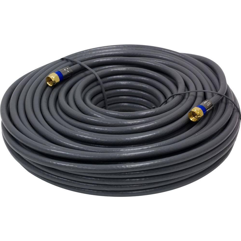 GE 100 ft. In-Wall Coaxial Cable - Gray 87668 - The Home Depot
