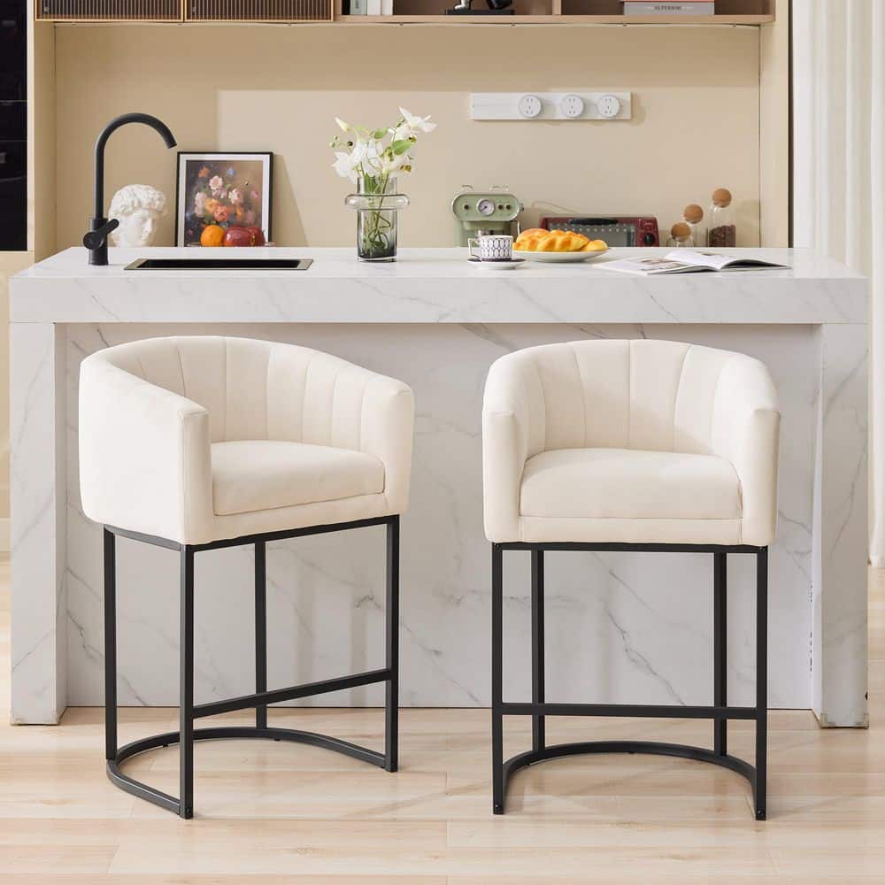 Milan Barstools Modern Resin Webbing Bar Stool Set Black Bar Stools