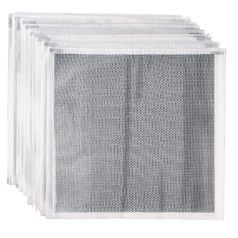 ToolPro 12 in. x 12 in. Fiberglass Self-Adhesive Drywall Repair Patch ...