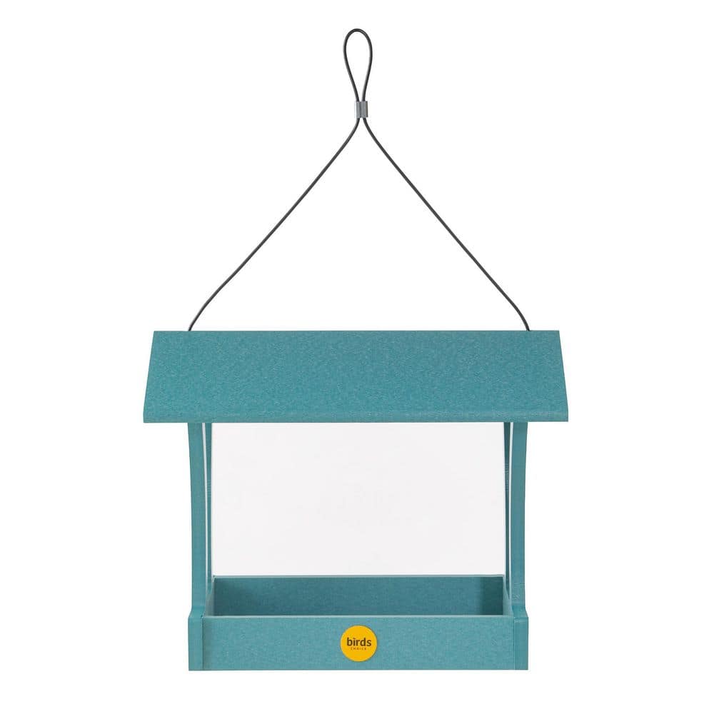 BIRDS choice Fly-Thru Bird Feeder in Blue Recycled Plastic GSFT200-LB ...