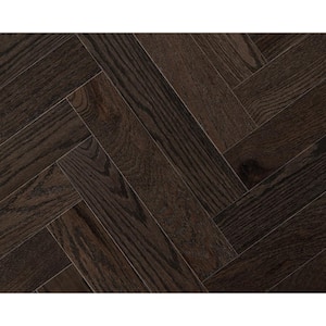 CENTURY FLOORING Natural White Oak Solid Herringbone 3/4 in. T x 3.25 ...