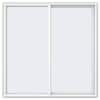 JELD-WEN 59.5 in. x 59.5 in. V-4500 Series White Vinyl Right-Handed ...