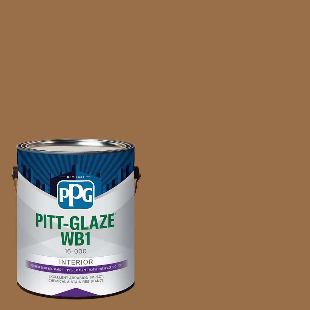 Pitt-Glaze 1 gal. PPG15-02 Apple Butter Eggshell Interior Paint ...