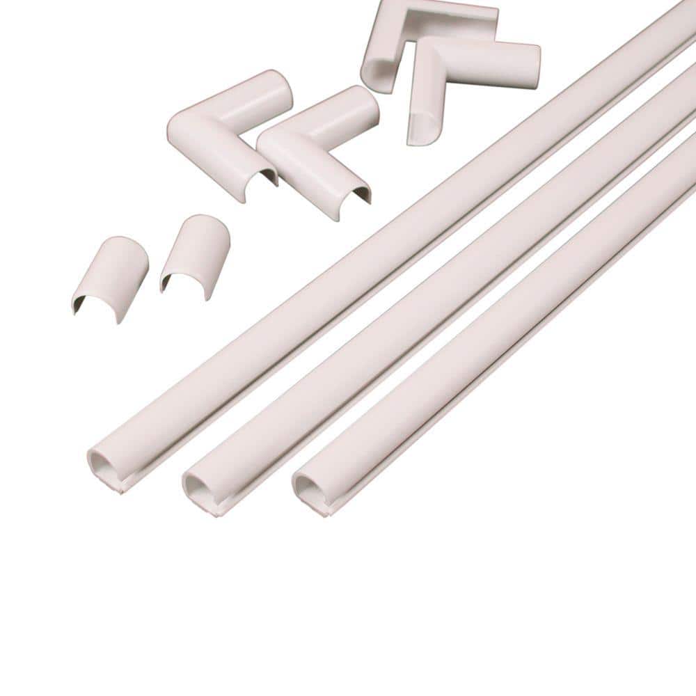 Legrand Wiremold CordMate Cord Cover 9 ft. Kit, Cord Hider for Home or ...