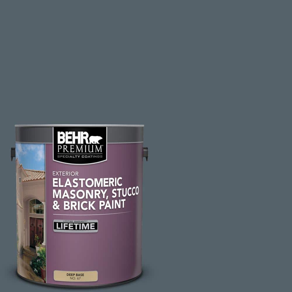 BEHR PREMIUM 1 gal. #N490-6 Calligraphy Elastomeric Masonry, Stucco and ...
